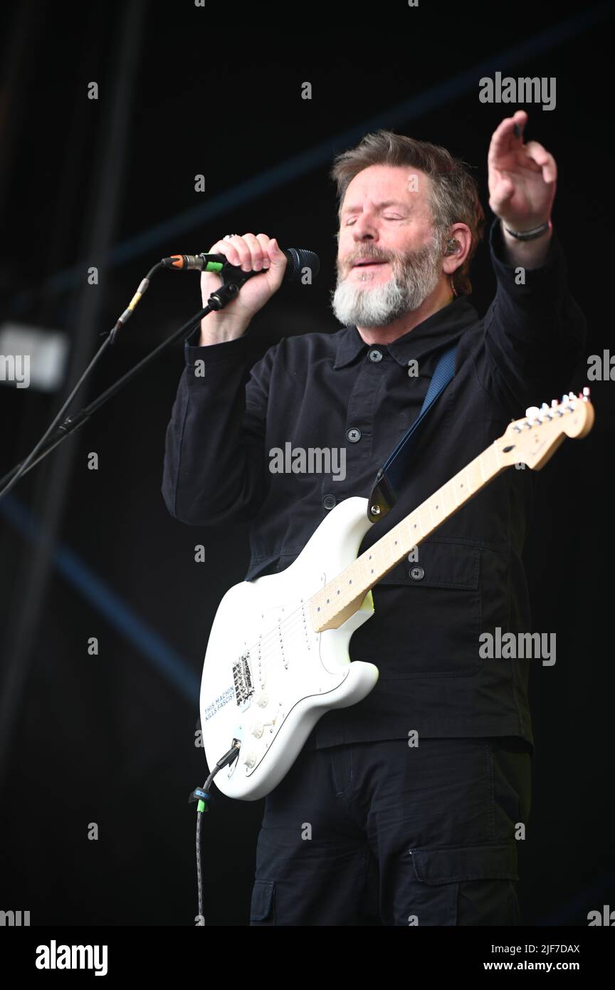 Green Gartside lead singer of Scritti Politti performs at Lets Rock ...
