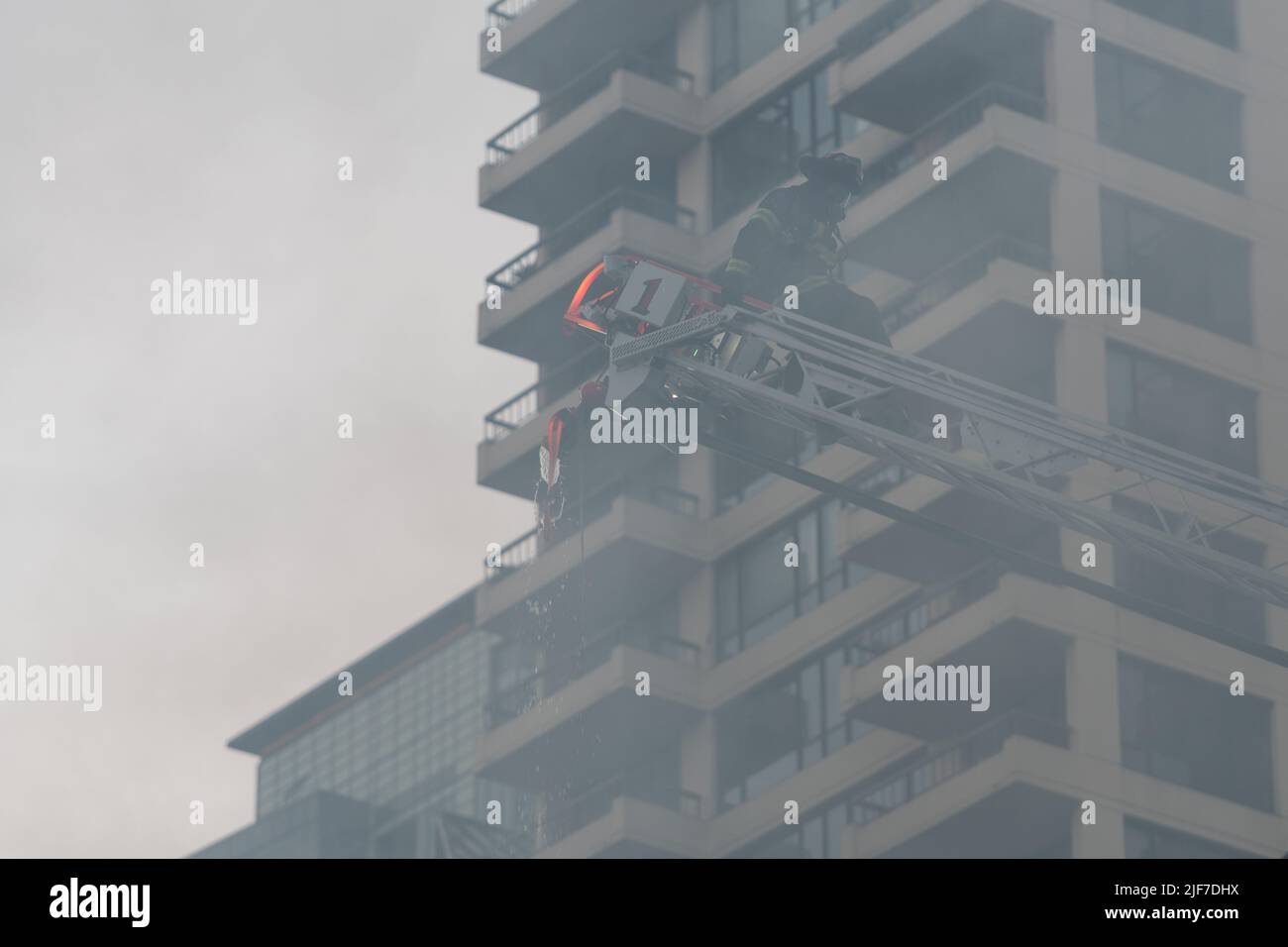 Seattle, USA. 30 Jun, 2022. Seattle fire and police responding to a ...