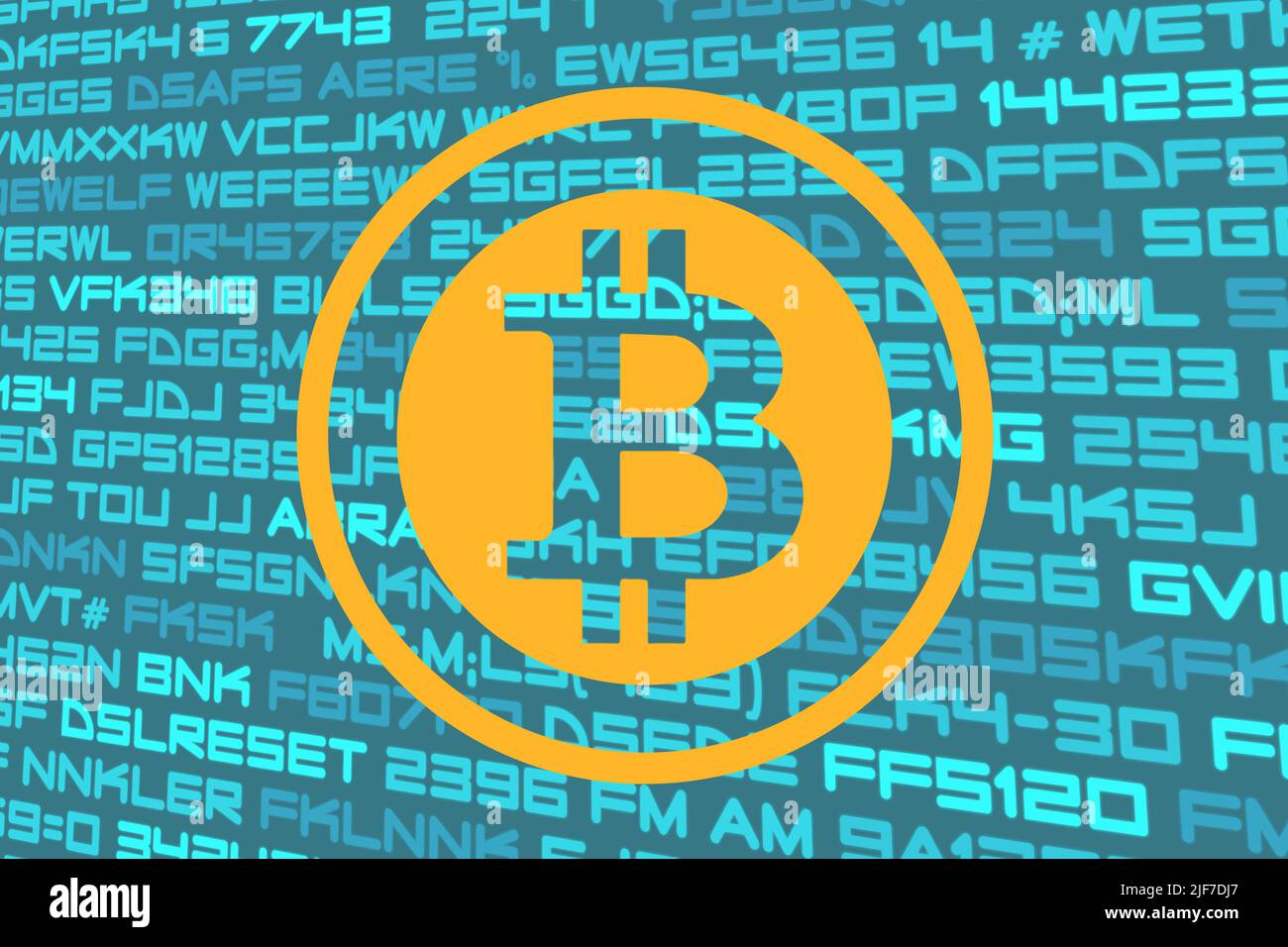 Bitcoin icons, symbol of the famous cryptocurrency Stock Photo - Alamy