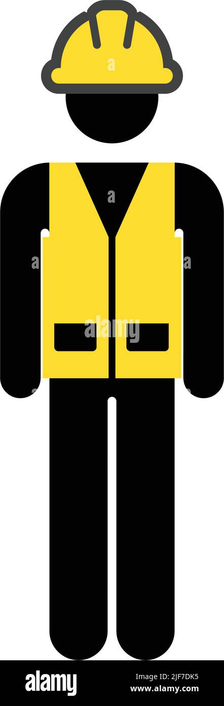 Male technician employee in safety Cut Out Stock Images & Pictures - Alamy