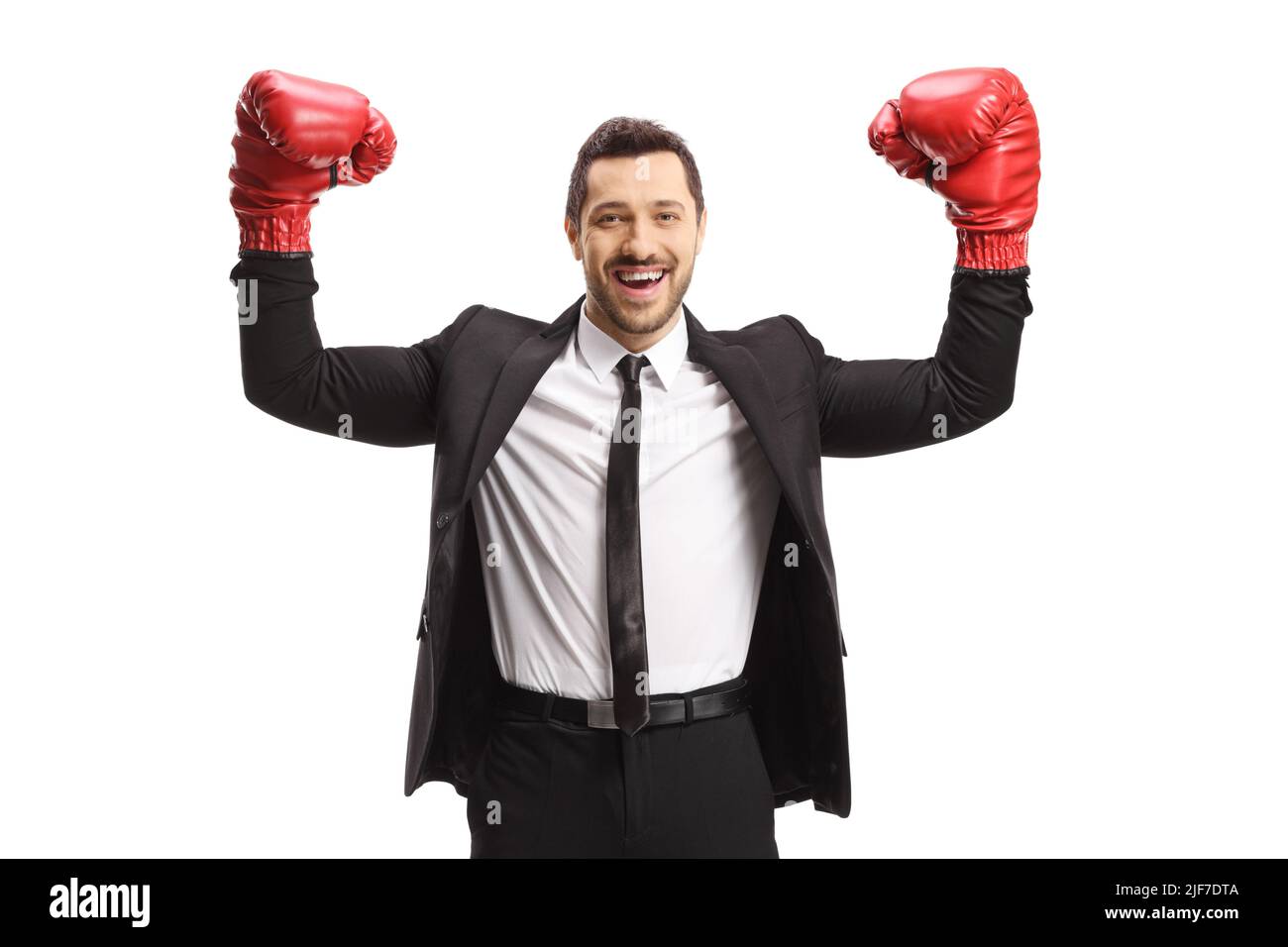 Boxer winner pose hi-res stock photography and images - Alamy