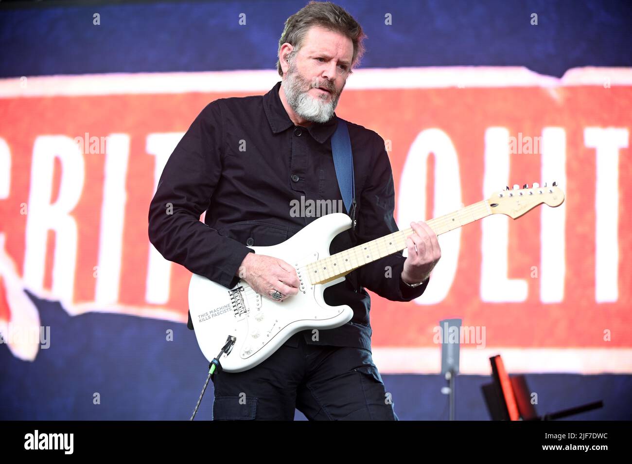 Green Gartside lead singer of Scritti Politti performs at Lets Rock ...