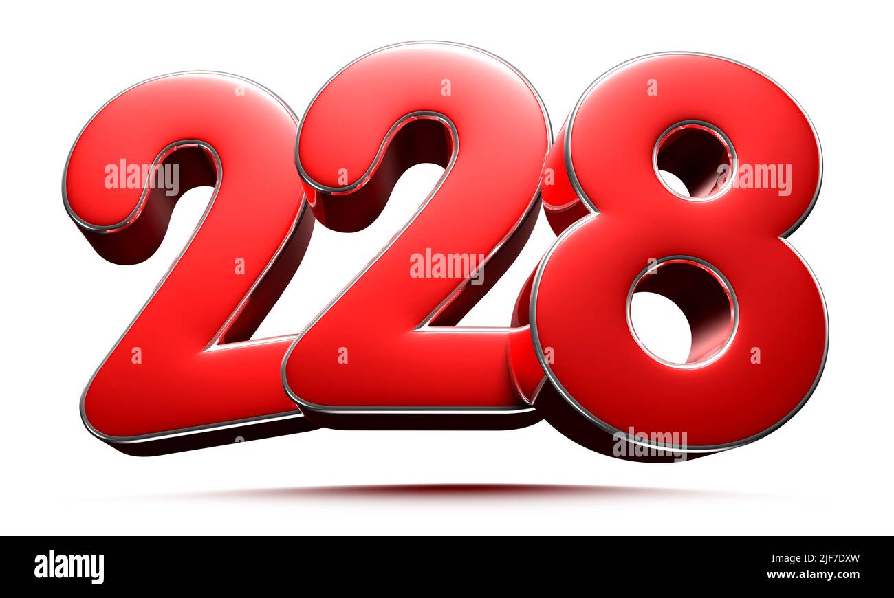 Number 228 Cut Out Stock Images & Pictures - Alamy