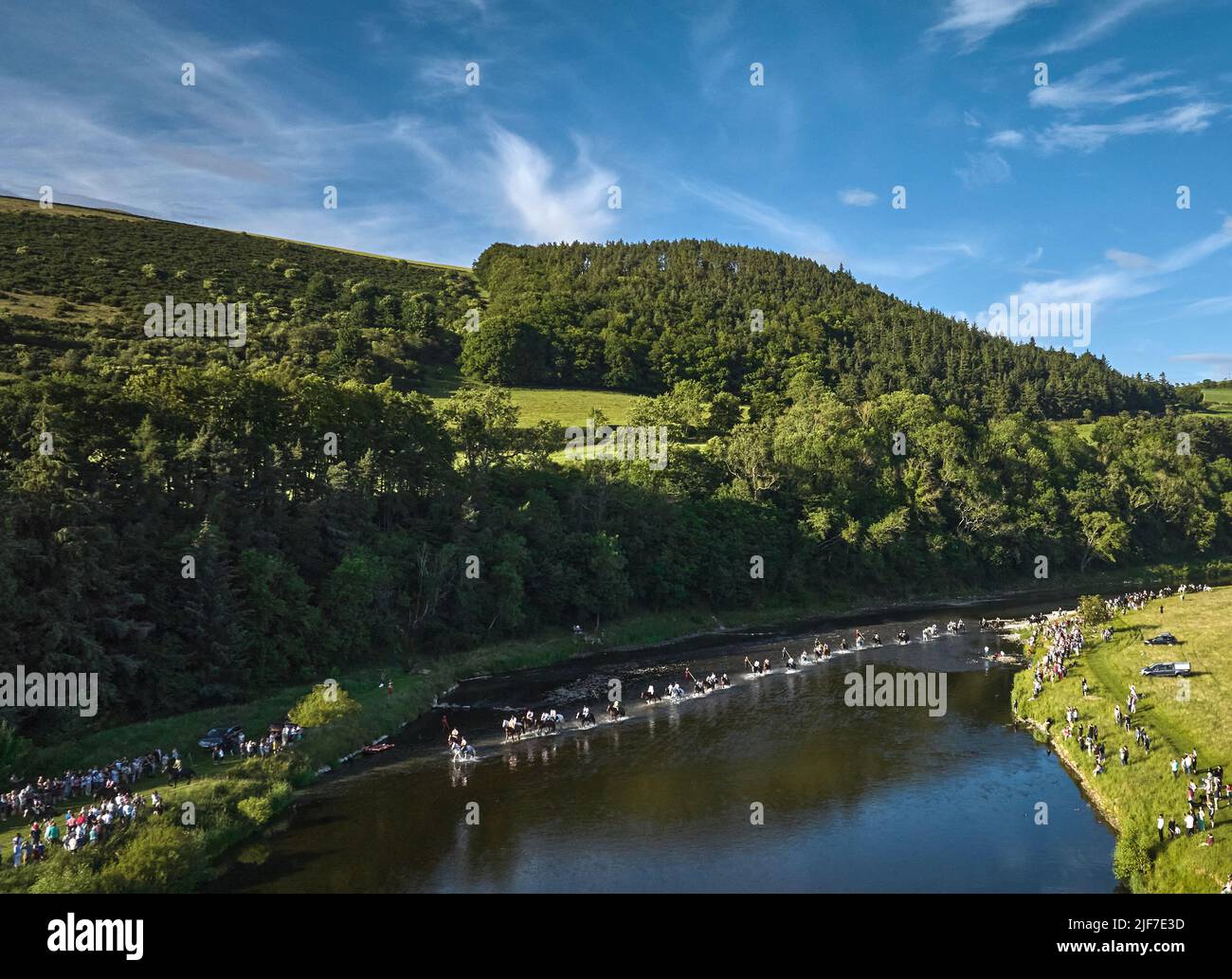 Melrose festival common riding hi-res stock photography and images - Alamy