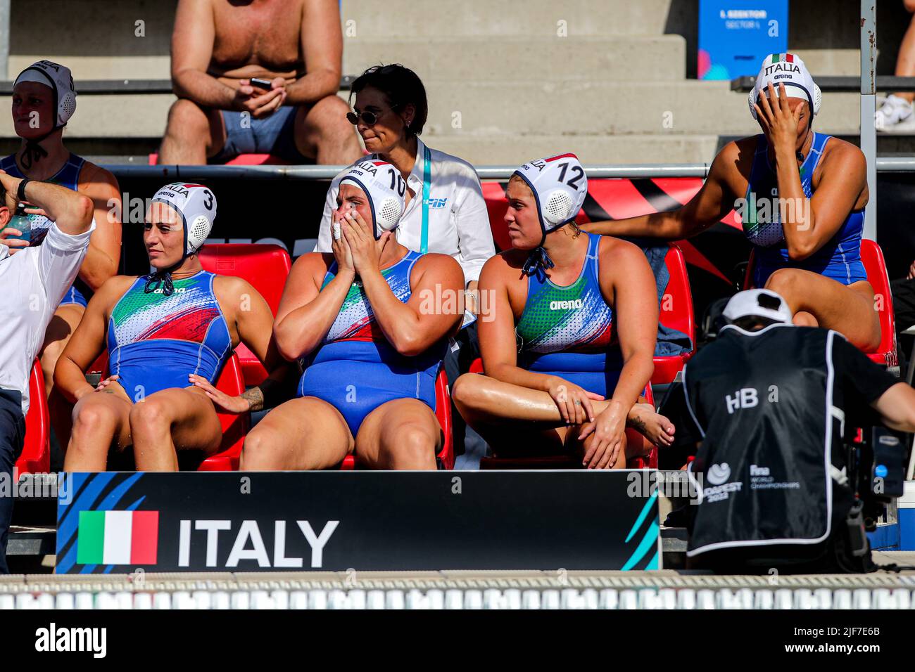 BUDAPEST, HUNGARY - JUNE 30: Claudia Roberta Marletta of Italy, Valeria ...
