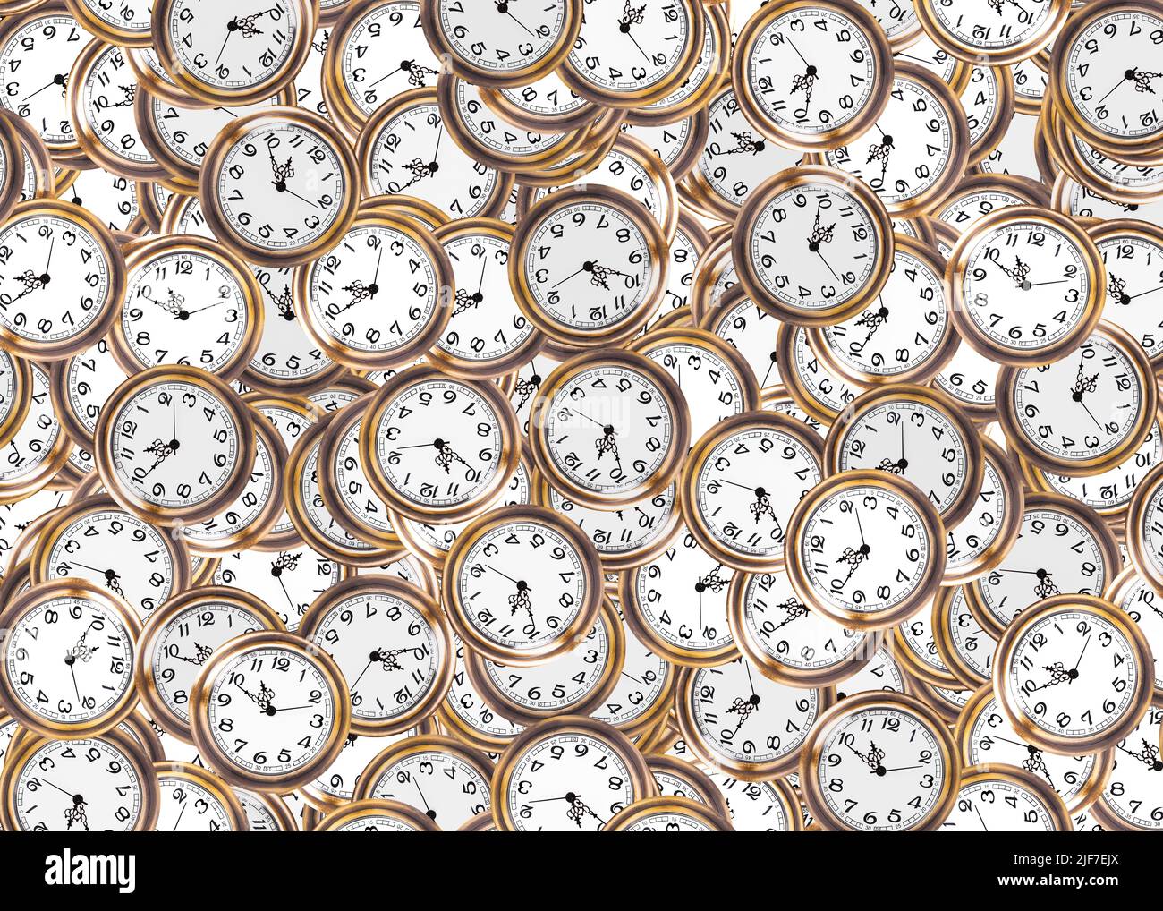 Abstract background made from watch faces. Deadline pressure and time ...