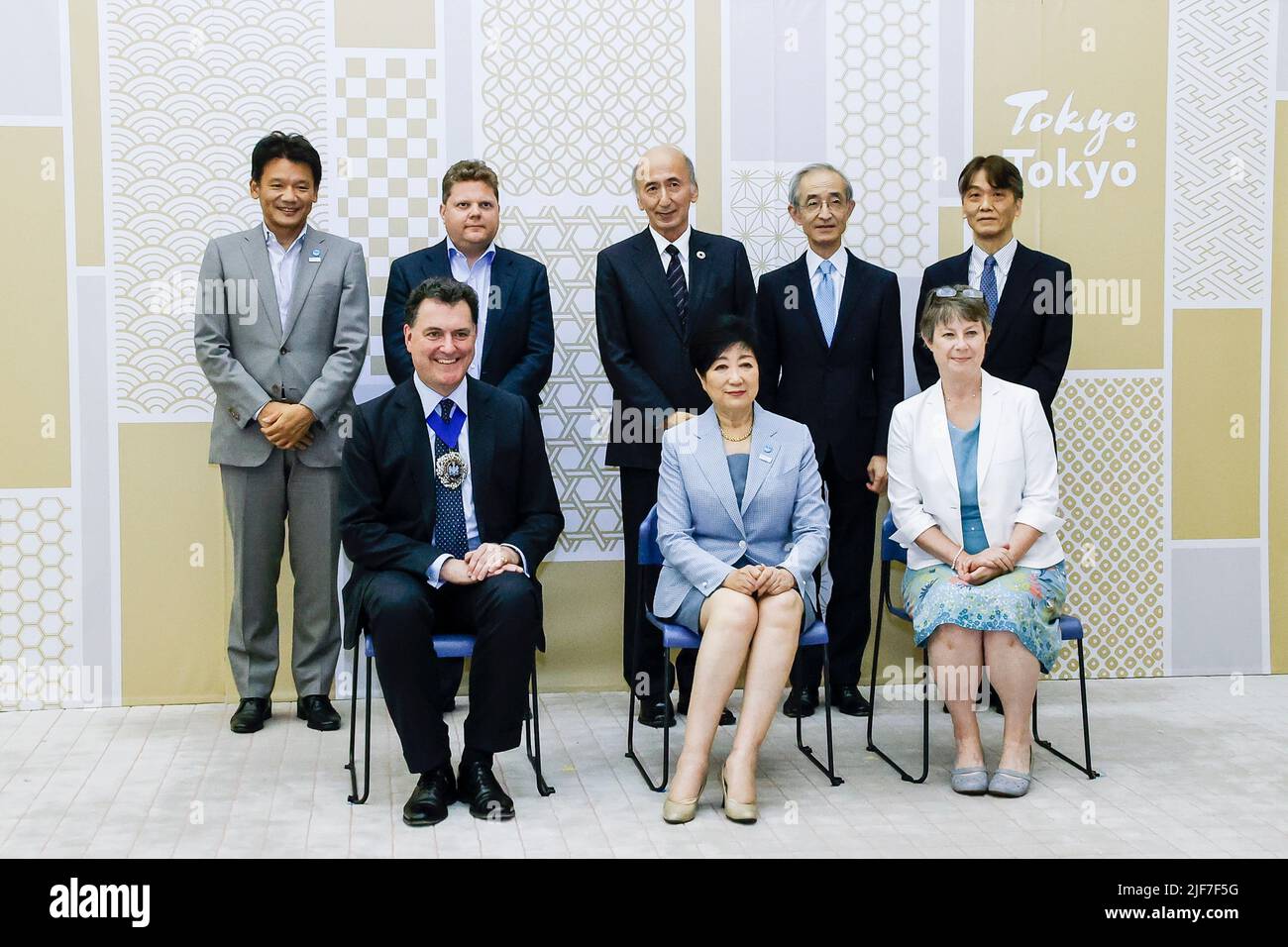 Tokyo, Japan. 30th June, 2022. (1st row L to R) Lord Mayor of the City ...