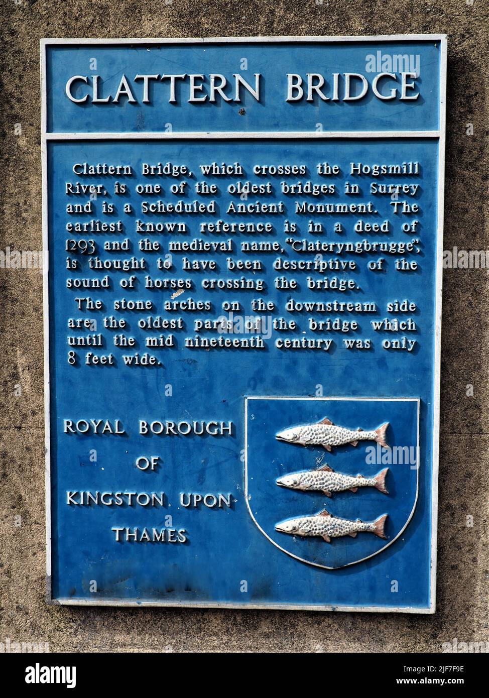 Plaque on london bridge hi-res stock photography and images - Alamy
