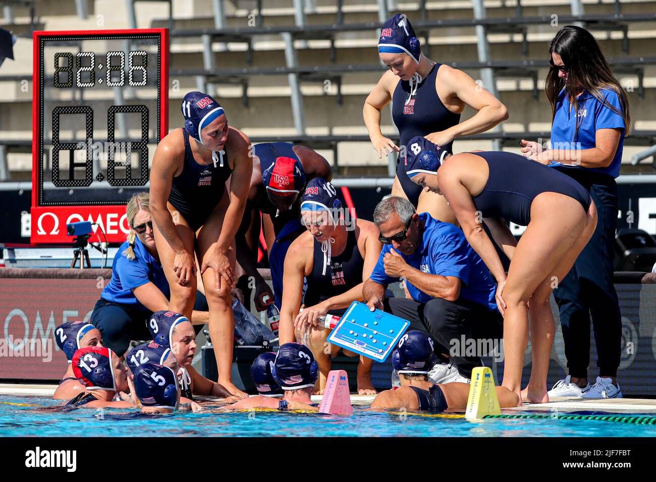 BUDAPEST, HUNGARY - JUNE 30: u2, Amanda Longan of United States, Jordan ...