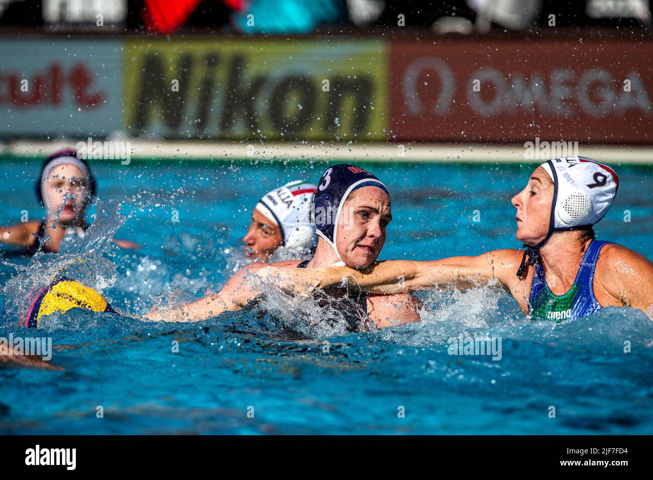 BUDAPEST, HUNGARY - JUNE 30: Tara Prentice of United States, Giulia ...