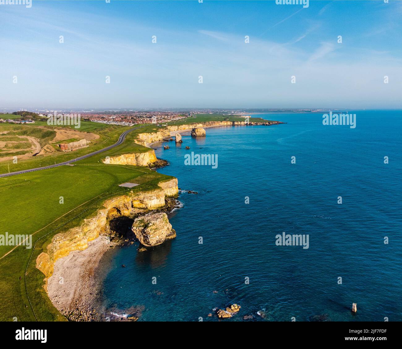 Aerial view whitburn hi-res stock photography and images - Alamy