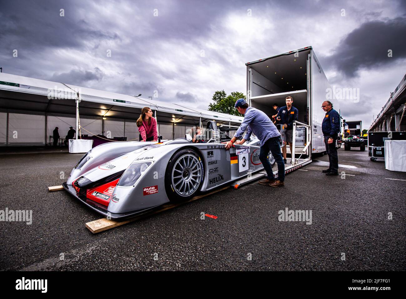 June 29, 2022, Rome, France: Audi R8 LMP during the Le Mans Classic ...