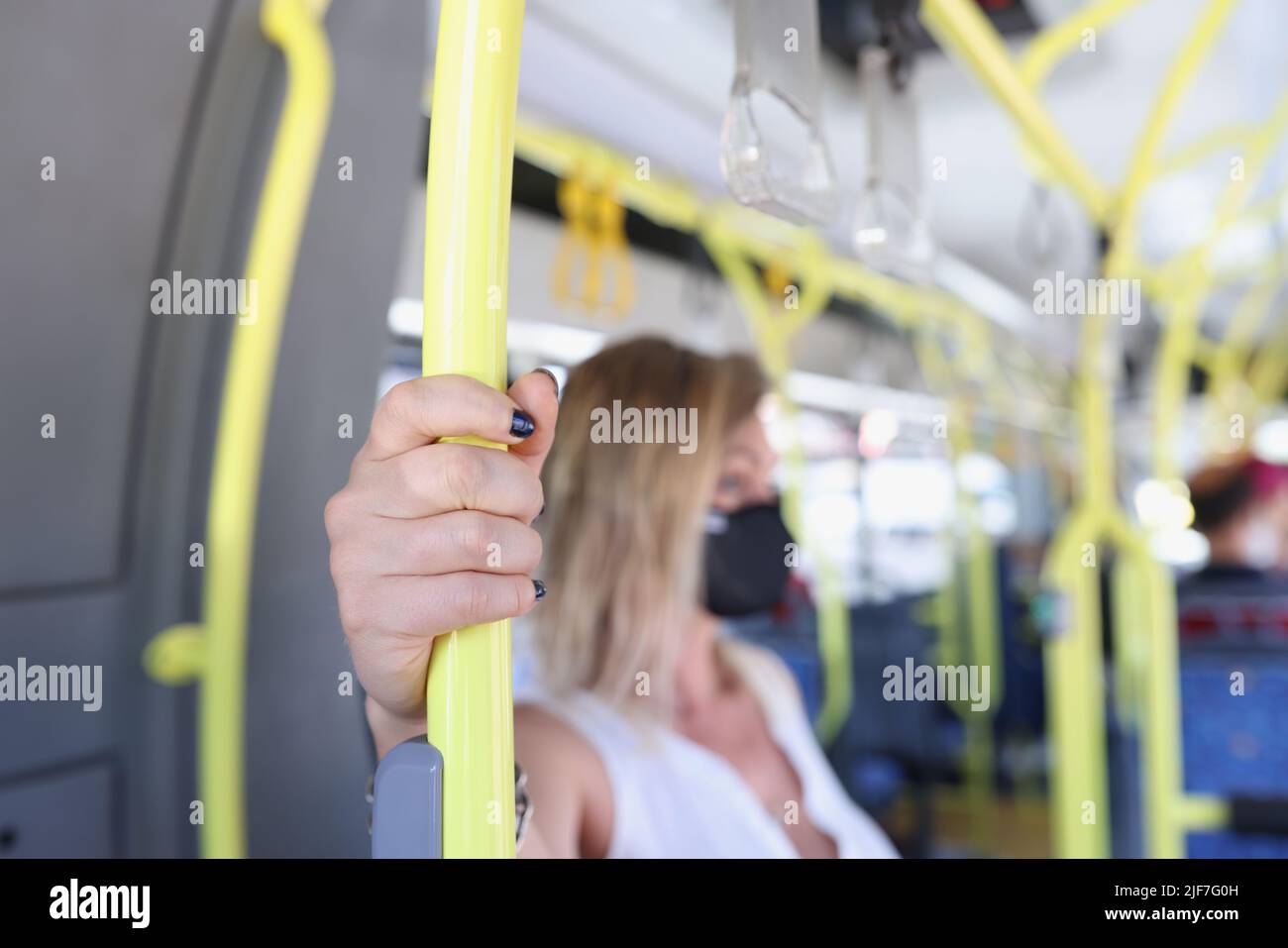 Hand holding railing hi-res stock photography and images - Alamy