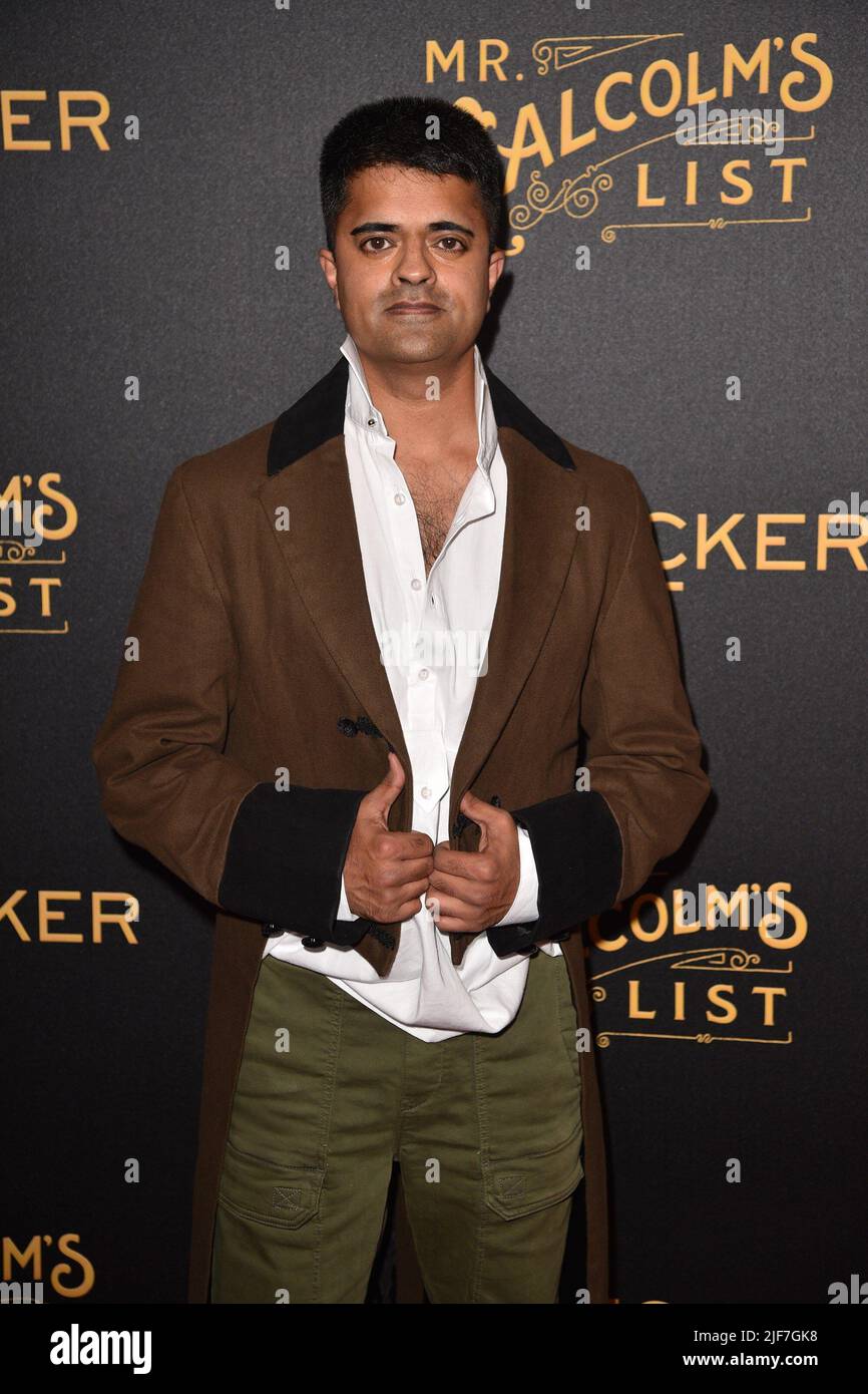New York, NY, USA. 29th June, 2022. Divian Ladwa at arrivals for MR ...