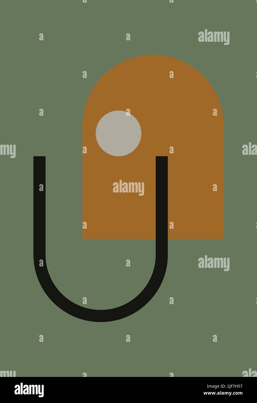 Wall art, minimalistic abstract art background. Abstract design ...