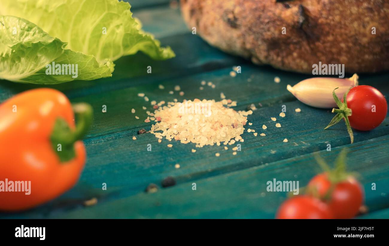 vegetables with fresh organic fruits and vegetable food. healthy diet ...