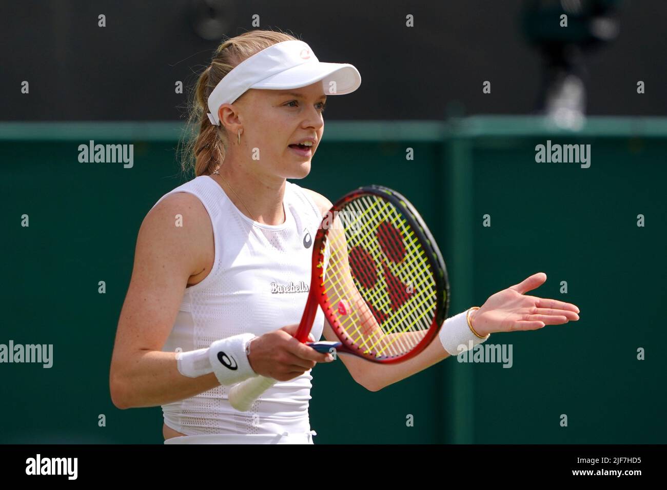 Great Britain's Harriet Dart reacts during her match against USA's ...