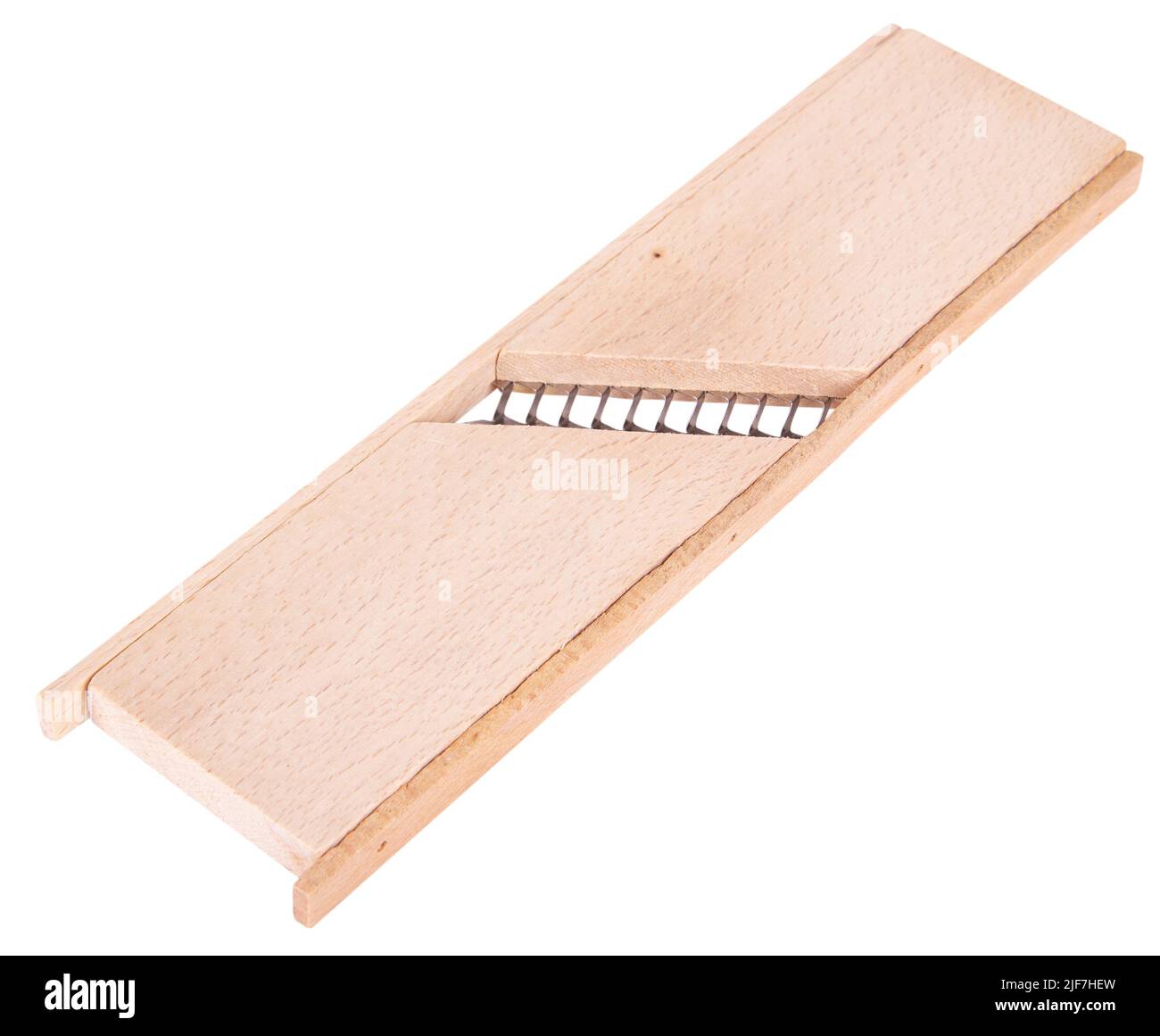 Wooden eco friendly grater for vegetables isolated on white background ...