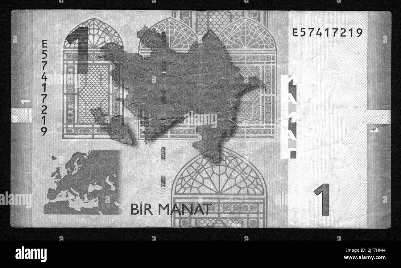 One manat banknote hi-res stock photography and images - Alamy