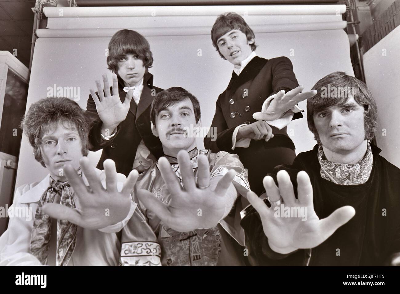 PROCOL HARUM UK pop group in May 1967. From left: Keith Reid, Matthew ...