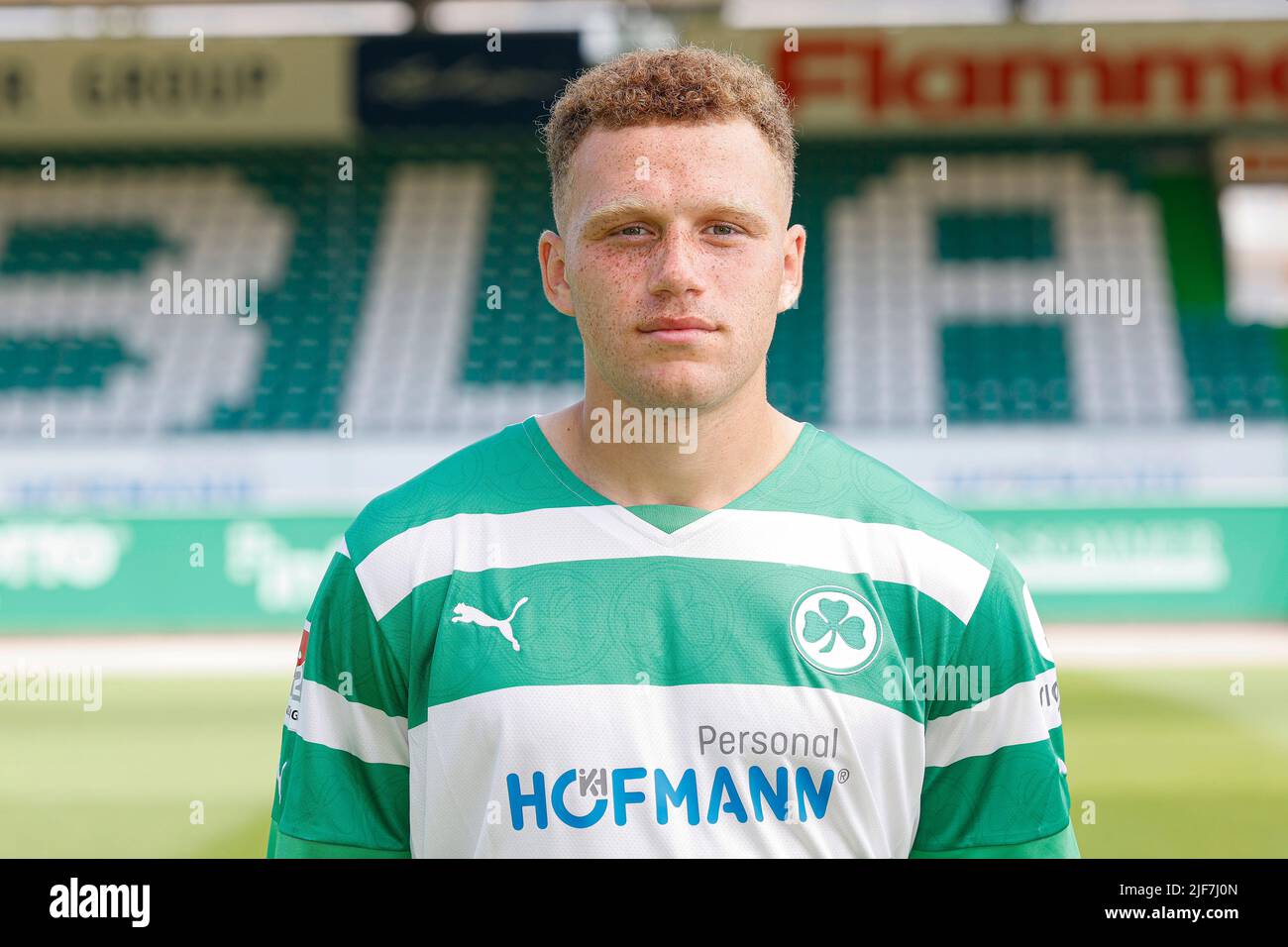 30 June 2022, Bavaria, Fürth: Photo session SpVgg Greuther Fürth ...