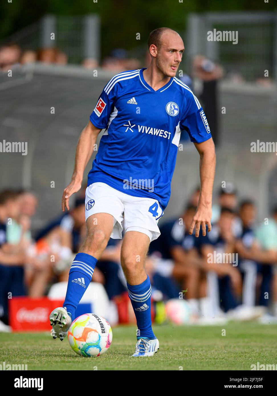 Henning MATRICIANI (GE) action, football soccer test match VfB Huels ...