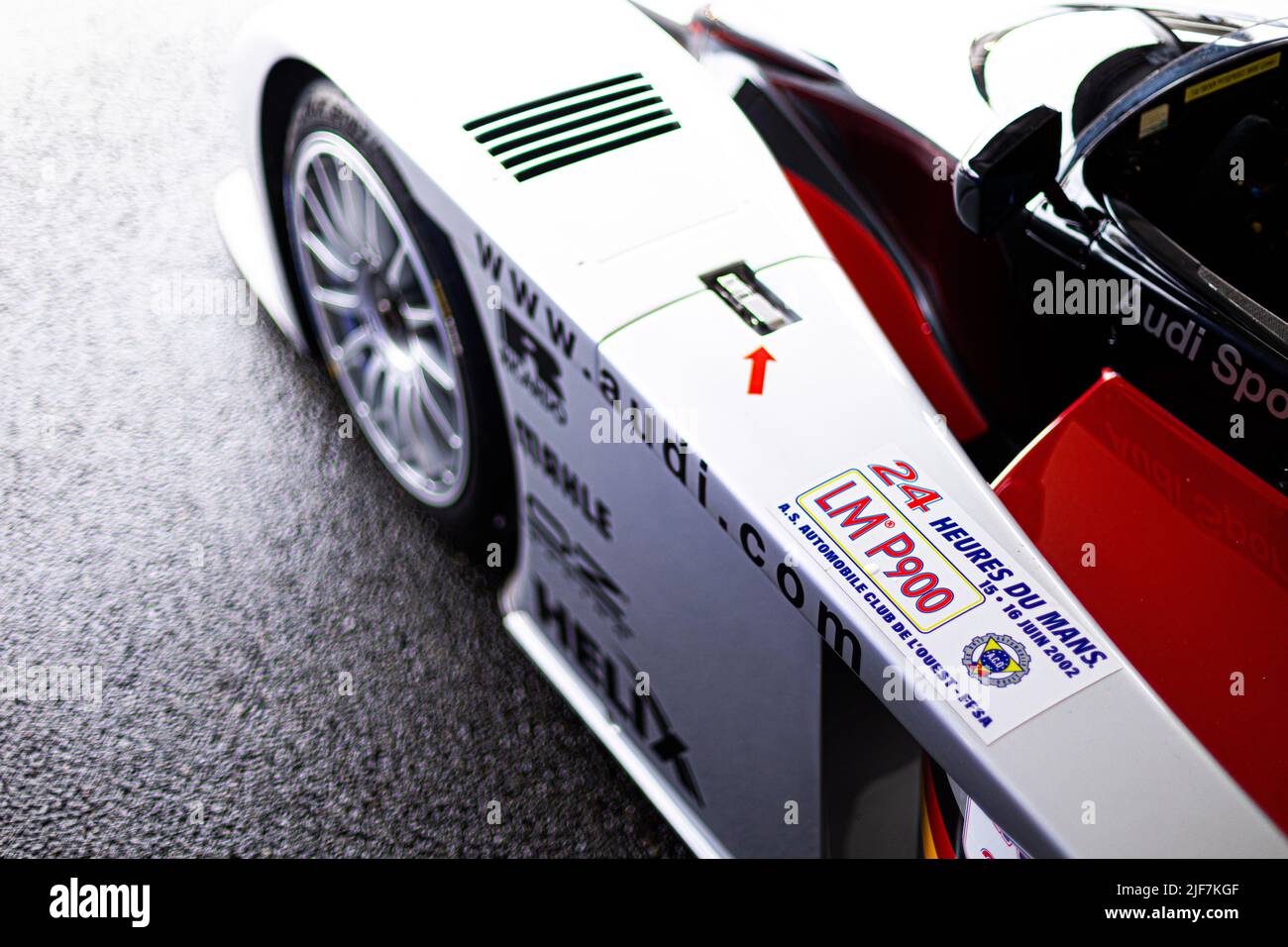 Audi R8 LMP during the Le Mans Classic 2022 from June 30 to July 3 ...