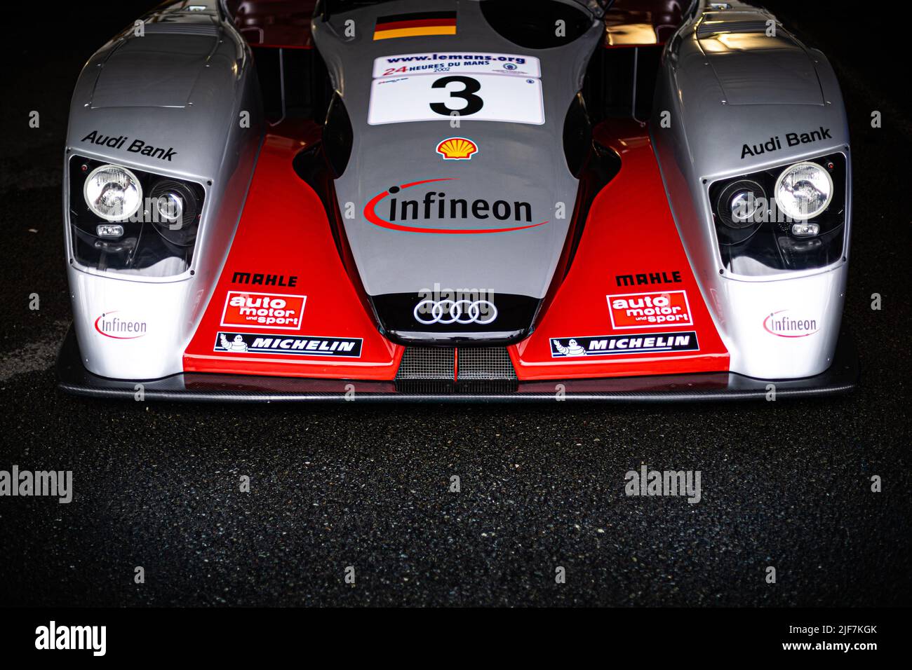 Audi R8 LMP during the Le Mans Classic 2022 from June 30 to July 3 ...