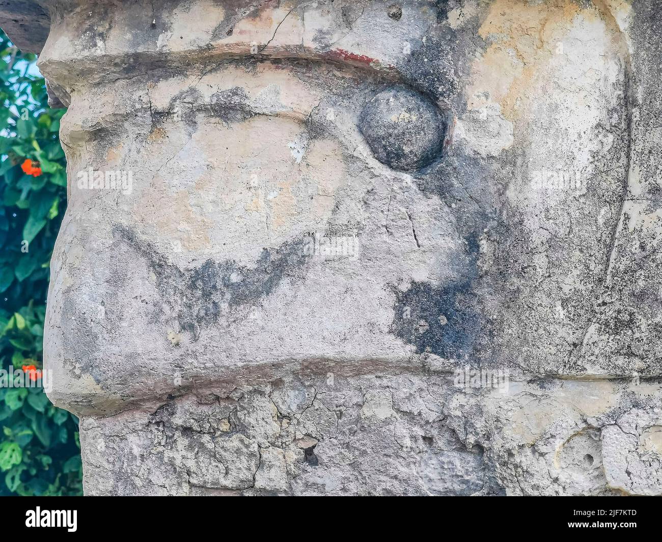 Ancient Tulum ruins Mayan site with temple ruins pyramids and artifacts ...
