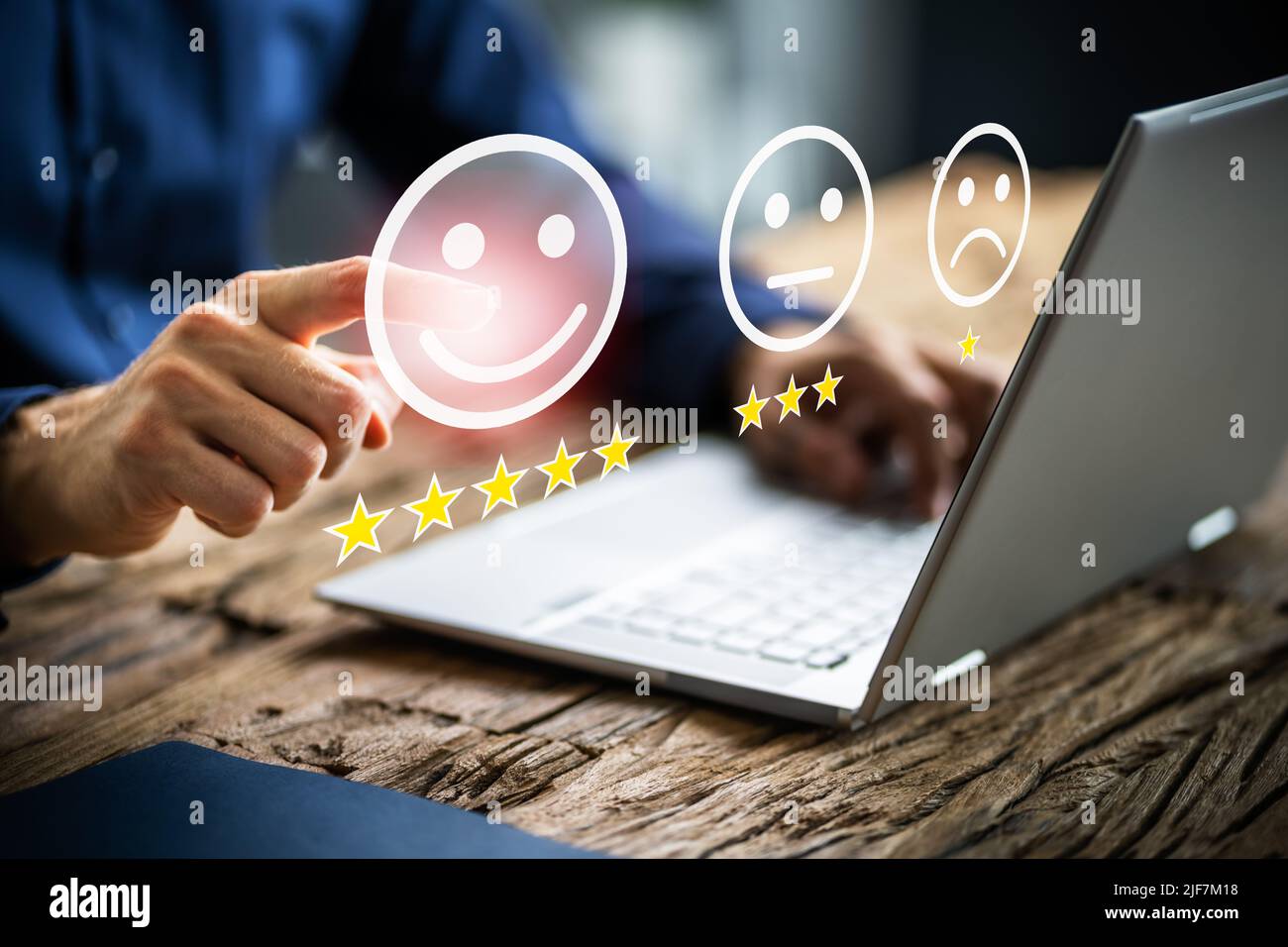 Customer Survey Review And Online Feedback. Business Service Stock ...