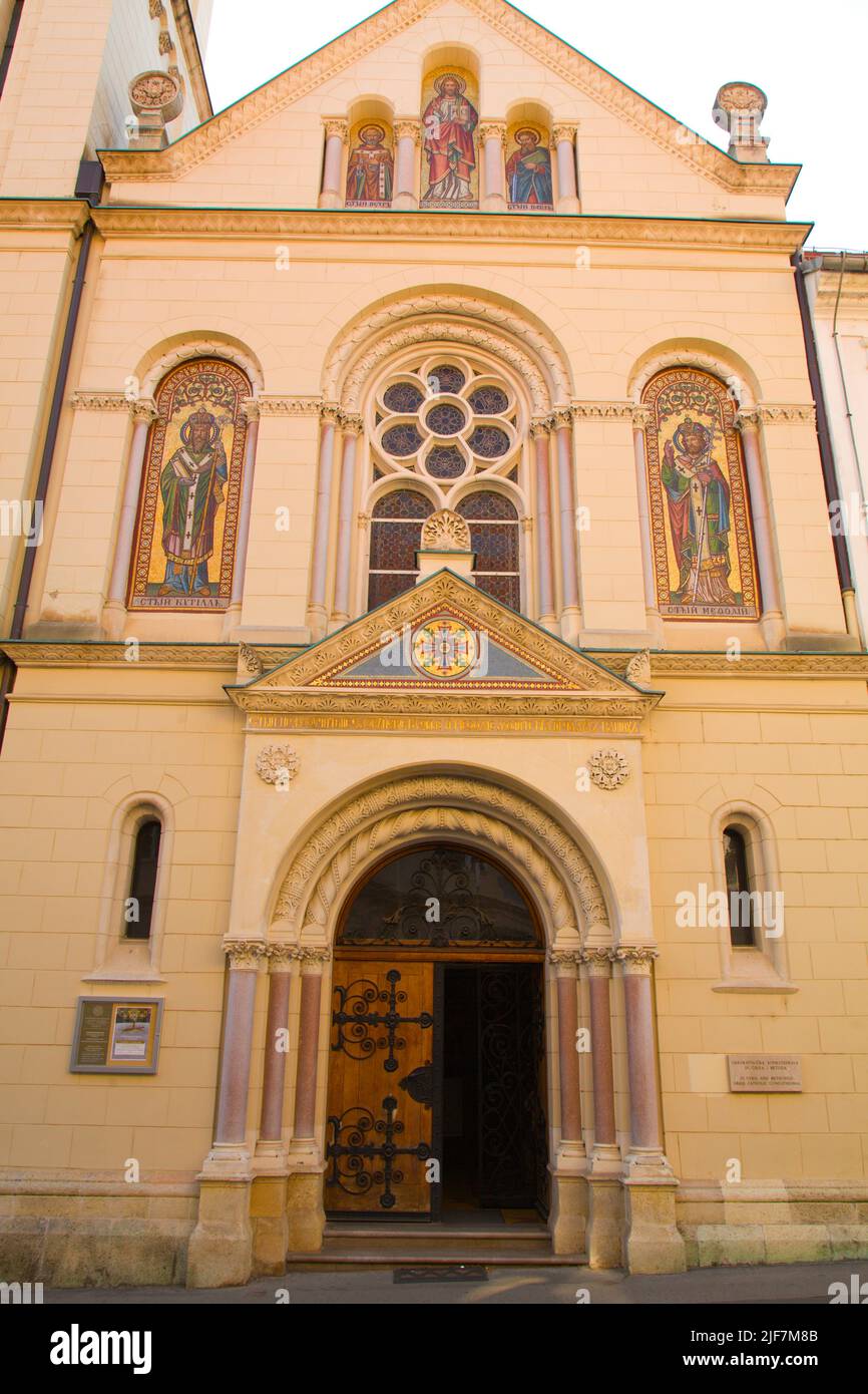 Croatia, Zagreb, Greek Catholic Church Stock Photo - Alamy