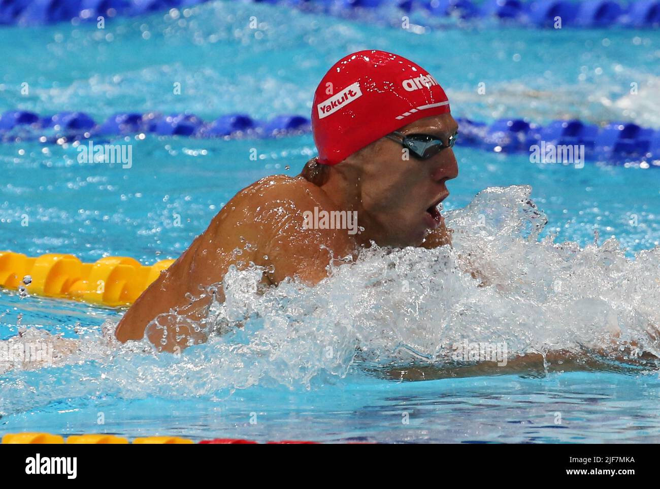 Jeremy Desplanches of Suisse HEAT 200 M Medley Men during the 19th FINA ...
