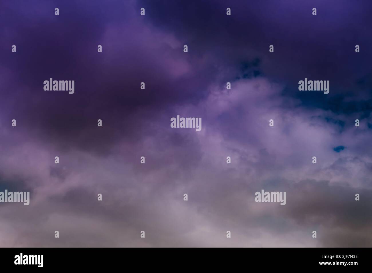 Colorful dramatic lilac sky and ultra violet clouds, nature background ...