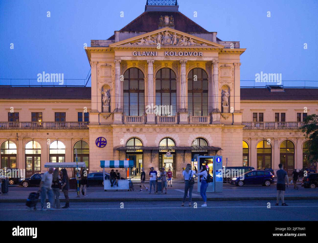Croatia, Zagreb, Glavni Kolodvor, Main Railway Station Stock Photo - Alamy