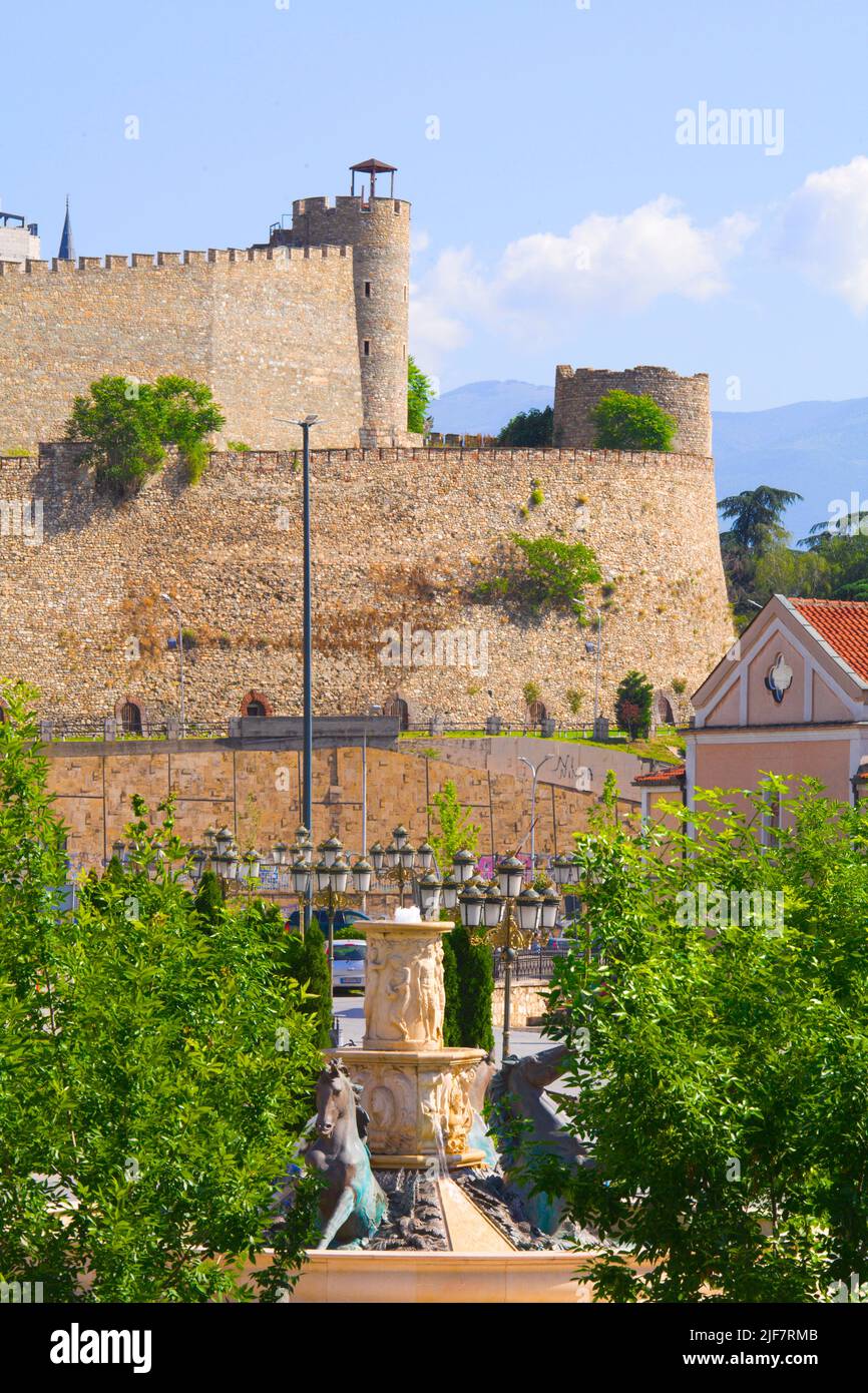 Skopje kale fortress hi-res stock photography and images - Alamy