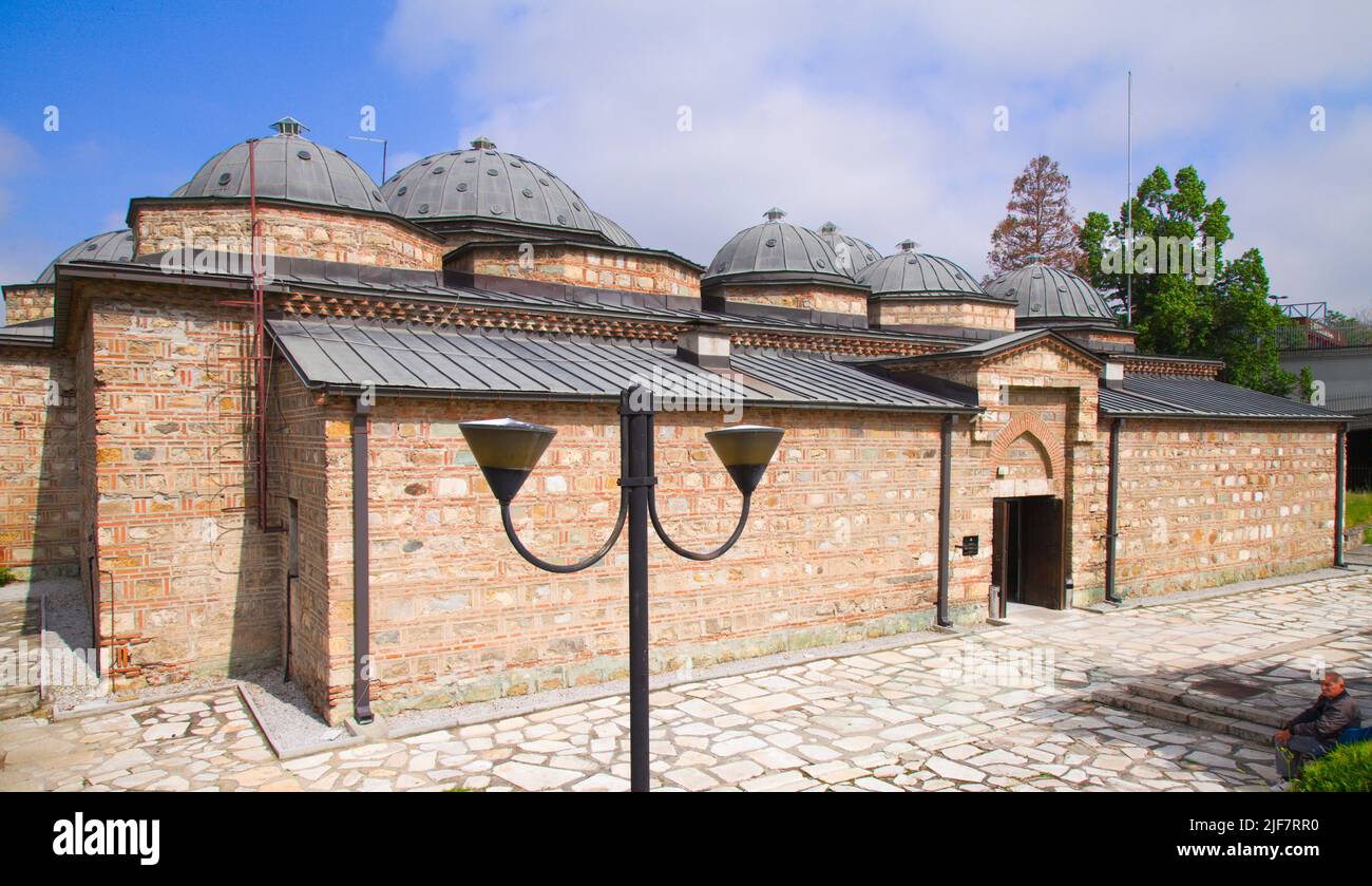 North Macedonia, Skopje, Daut Pasha Baths, National Gallery, Old Bazaar ...