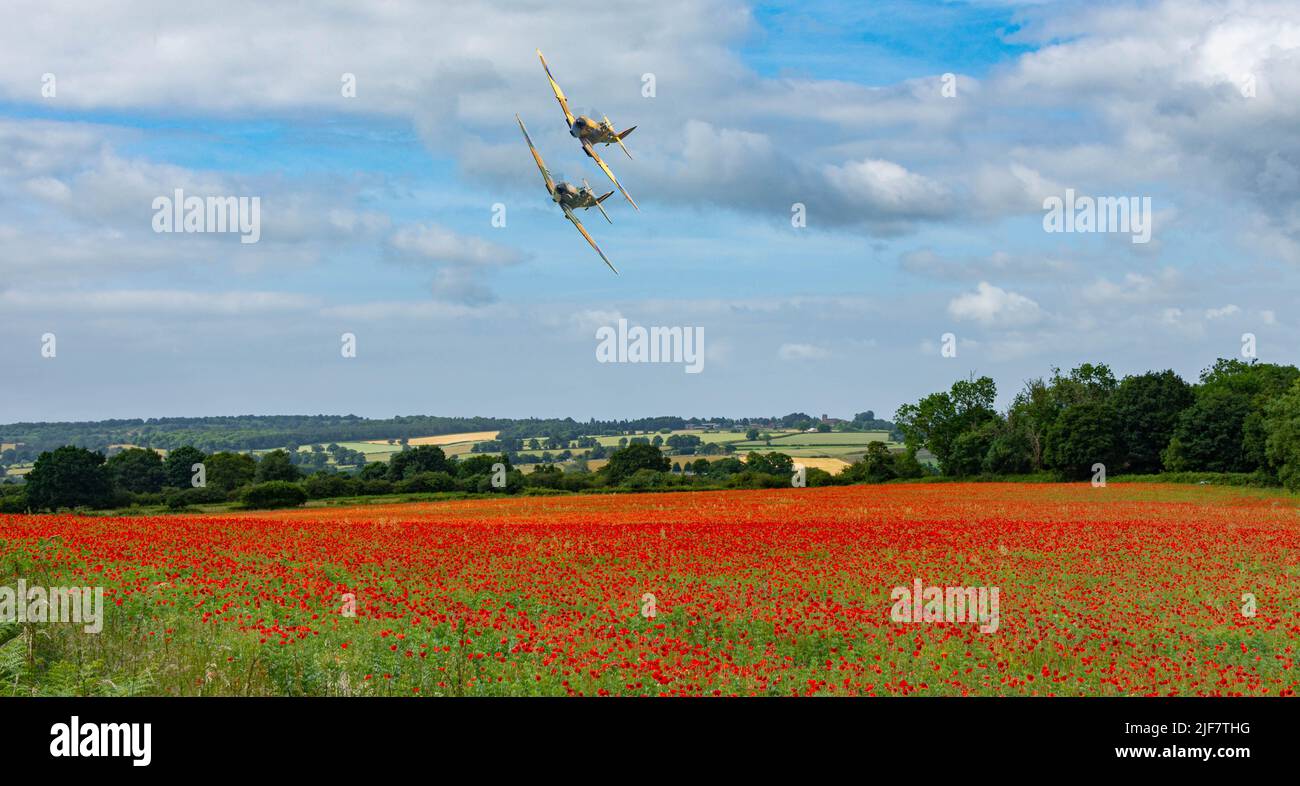 Battle of Britain Memorial flight Stock Photo - Alamy