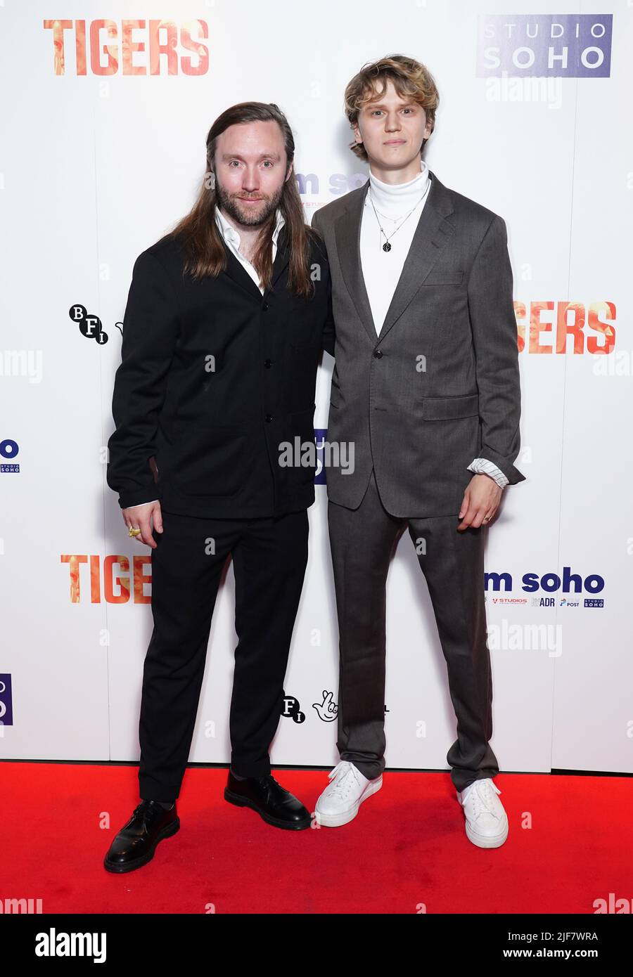 Martin Bengtsson and Erik Enge seen arriving at the UK premiere of ...