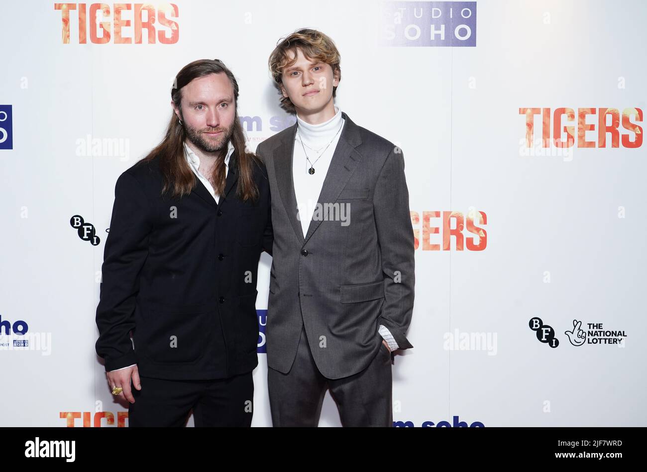 Martin Bengtsson and Erik Enge seen arriving at the UK premiere of ...
