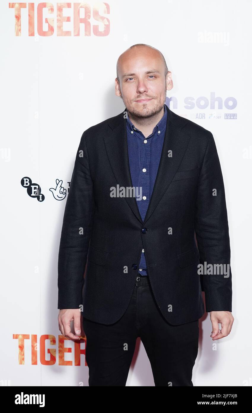 Ronnie Sandahl seen arriving at the UK premiere of Tigers at the Curzon ...