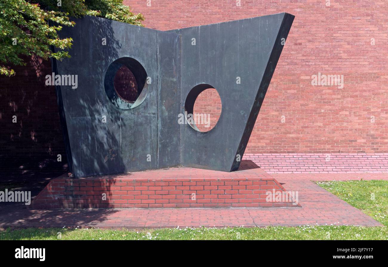 Cardiff scenes, June 2022, summer.Three Obliques (Walk In) by Barbara ...
