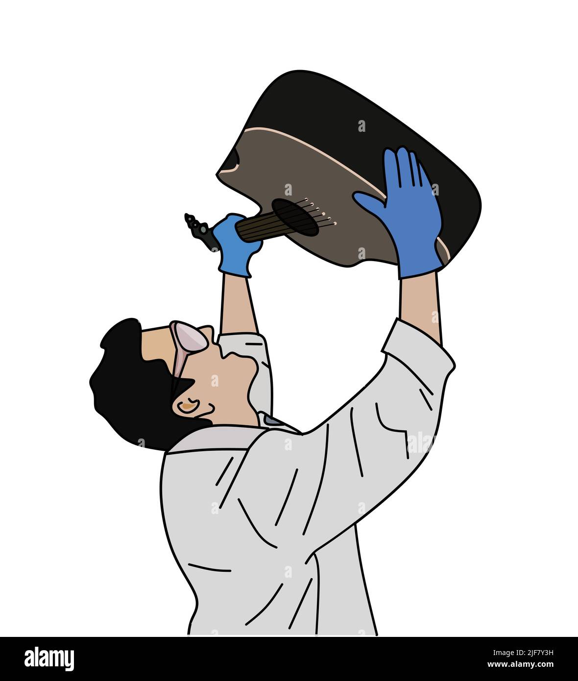 Research biologist Stock Vector Images - Alamy