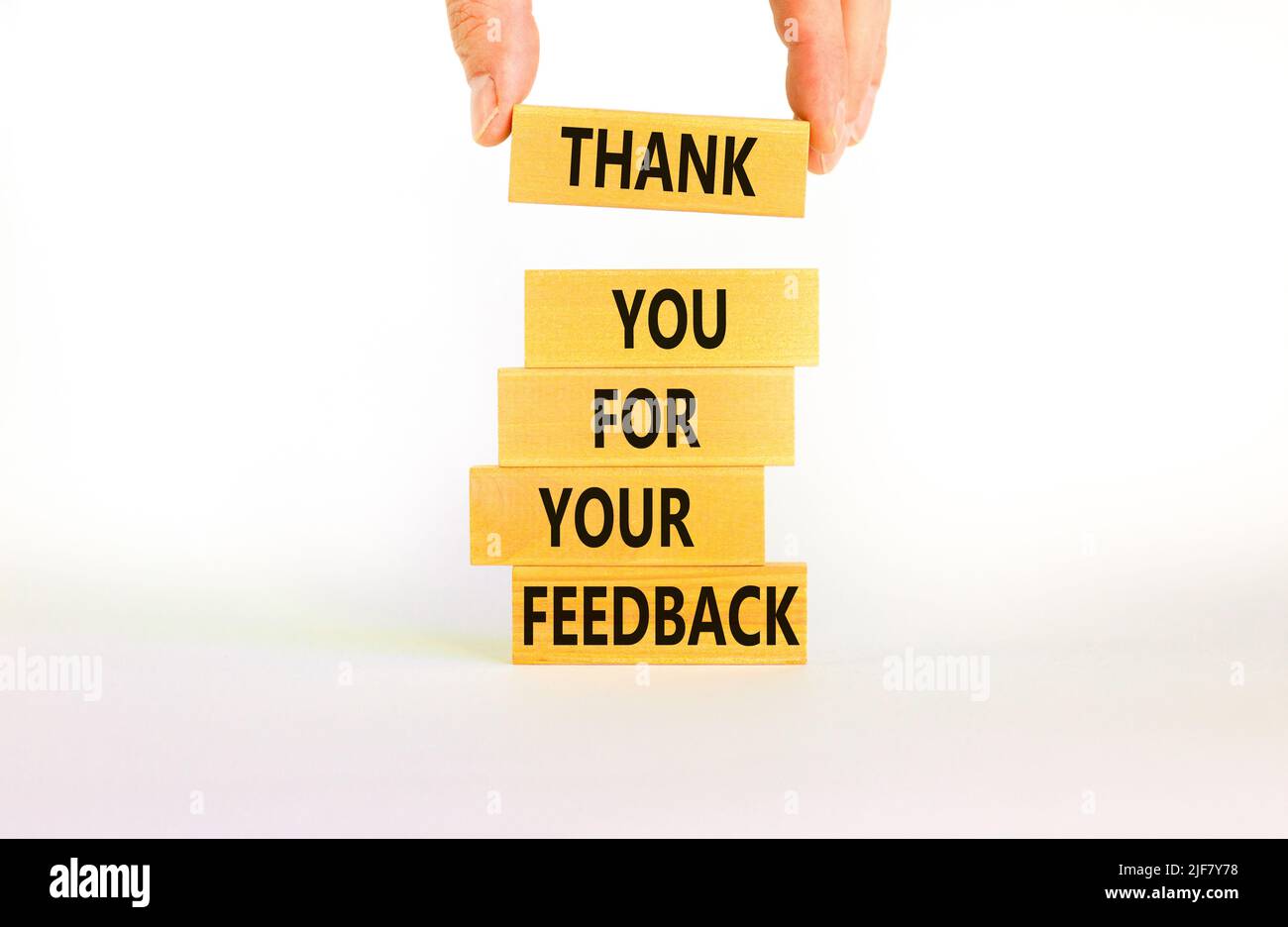 Thank you for feedback symbol. Concept words Thank you for your ...