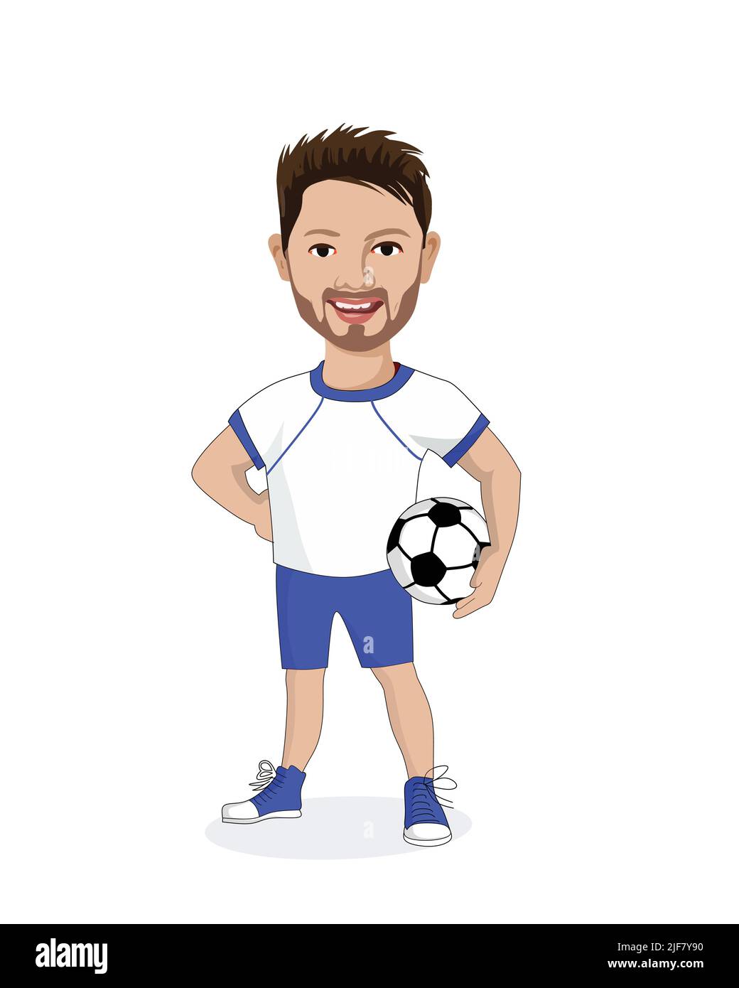 Indian soccer player Stock Vector Images - Alamy