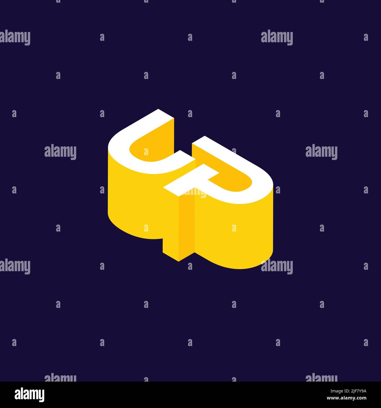 UP logo design, vector 3d letters Stock Vector Image & Art - Alamy