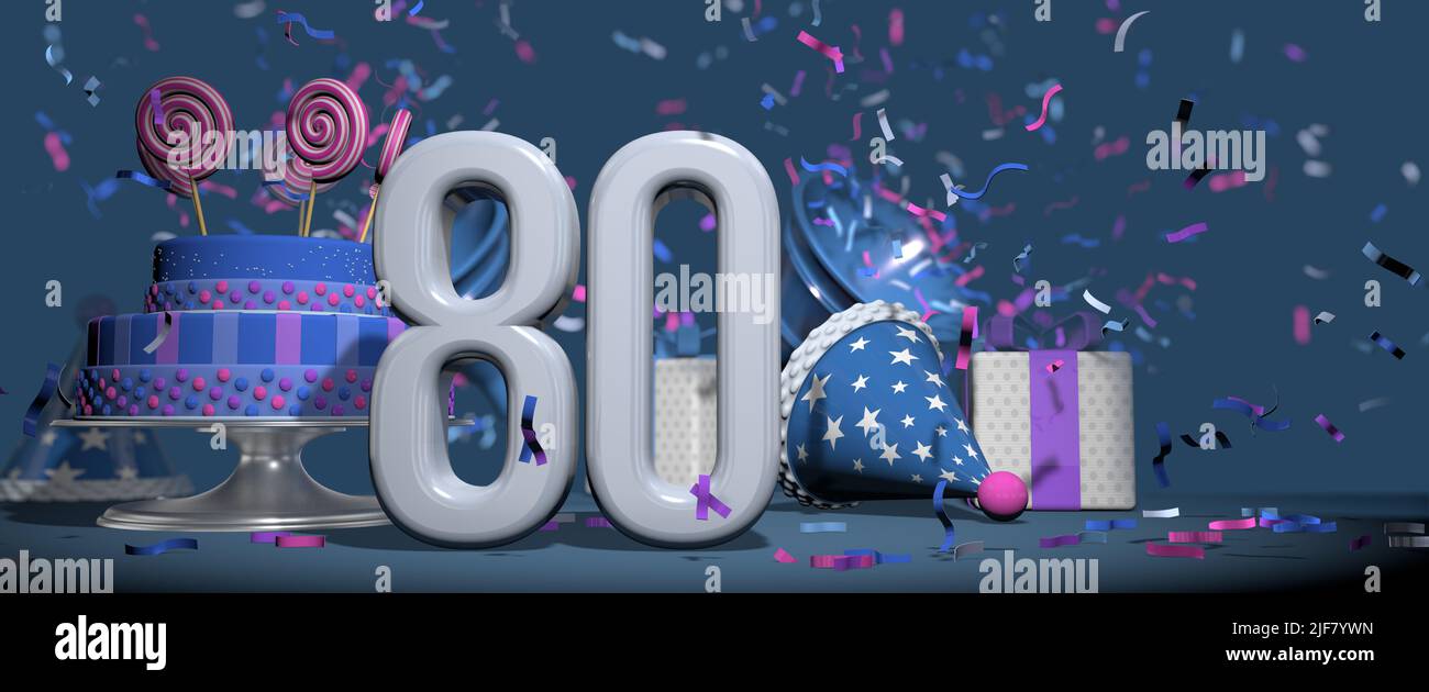 Number 80 hi-res stock photography and images - Alamy