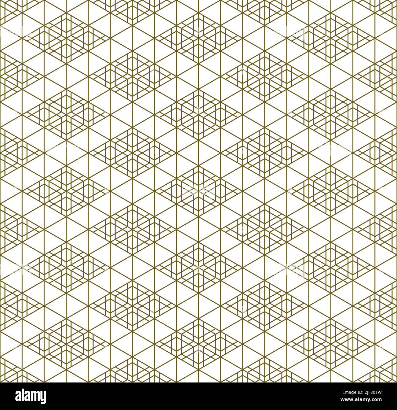 A seamless pattern based on elements of the traditional Japanese craft ...