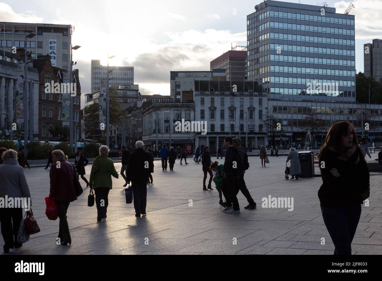 Retail Shopping, People Walking in the City Centre Stock Photo - Alamy