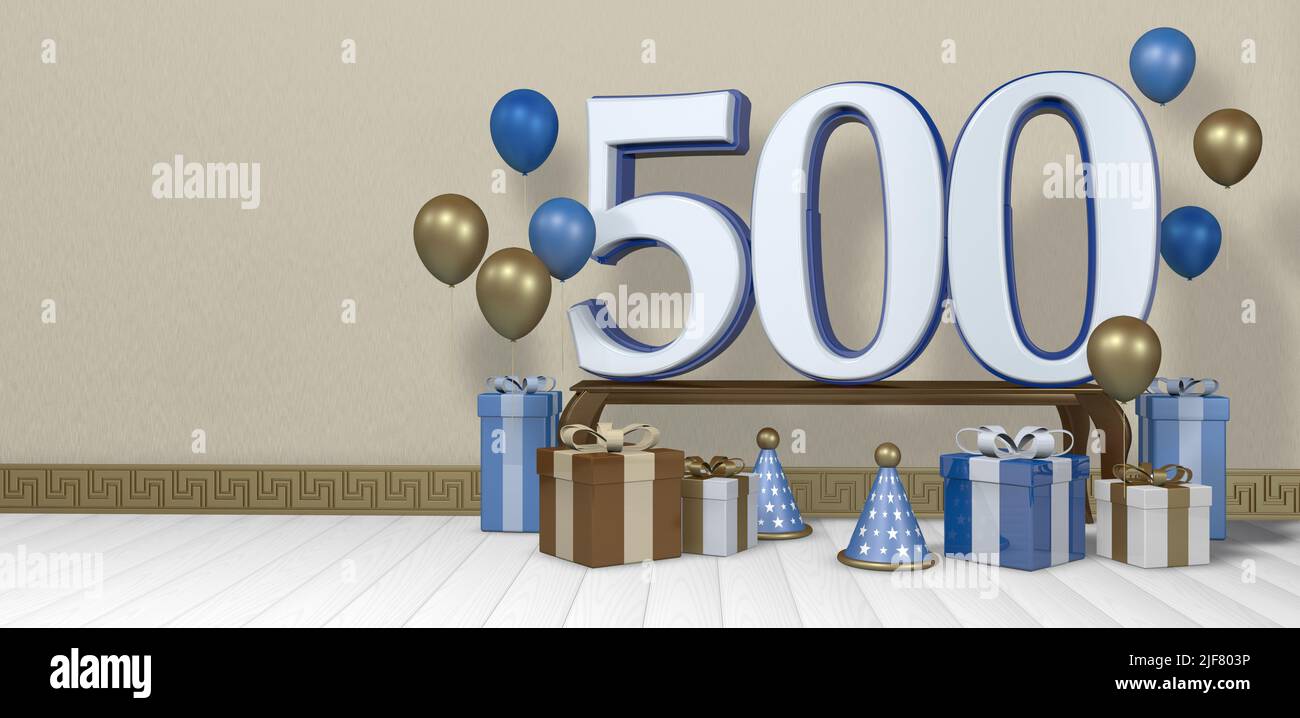 3d number 500 hi-res stock photography and images - Alamy