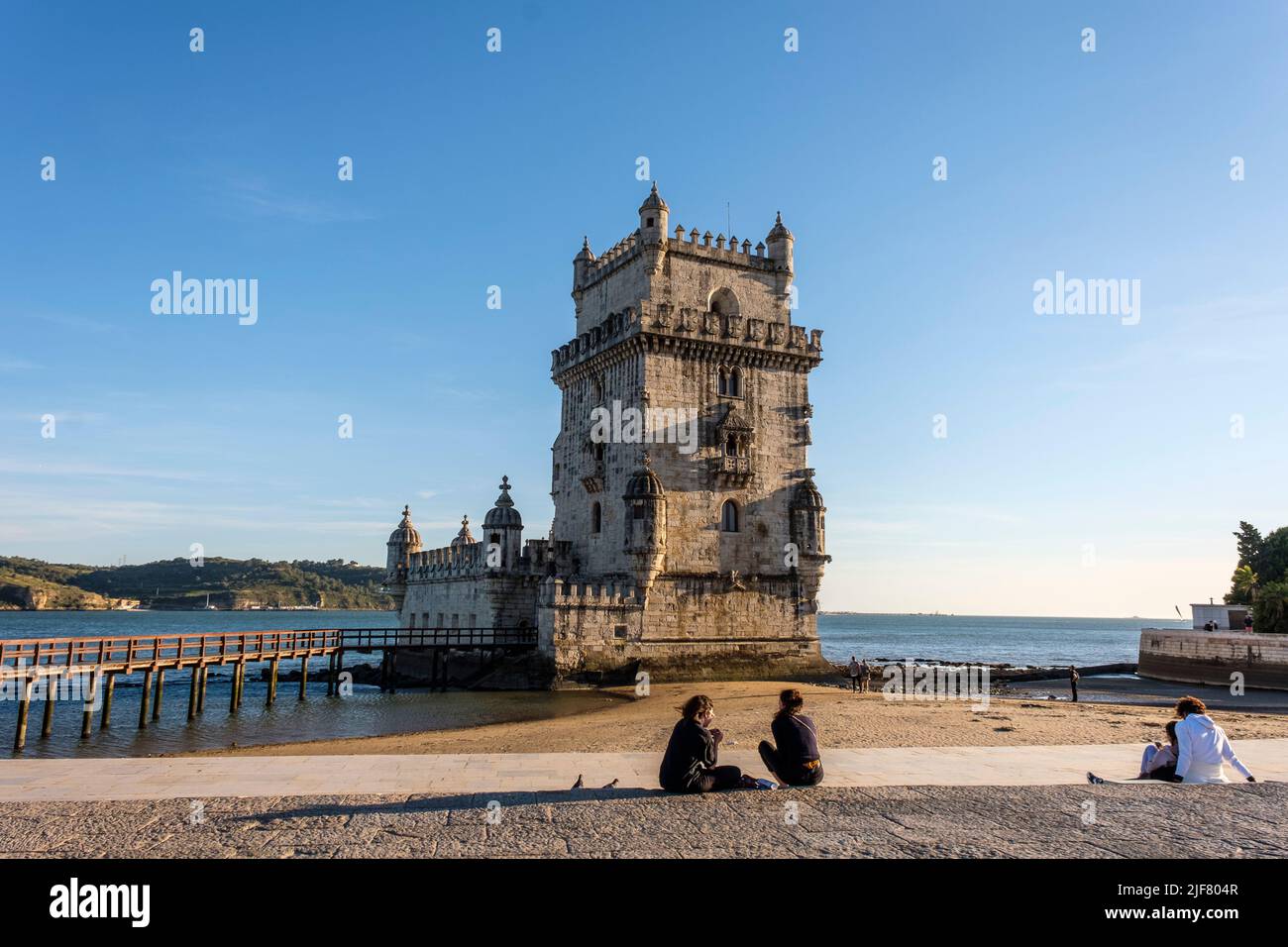 The city of Lisbon - Belem tower is one of the seven wonders of ...